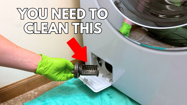 The Best Way to Clean Your Washing Machine Filter - Clean That Up